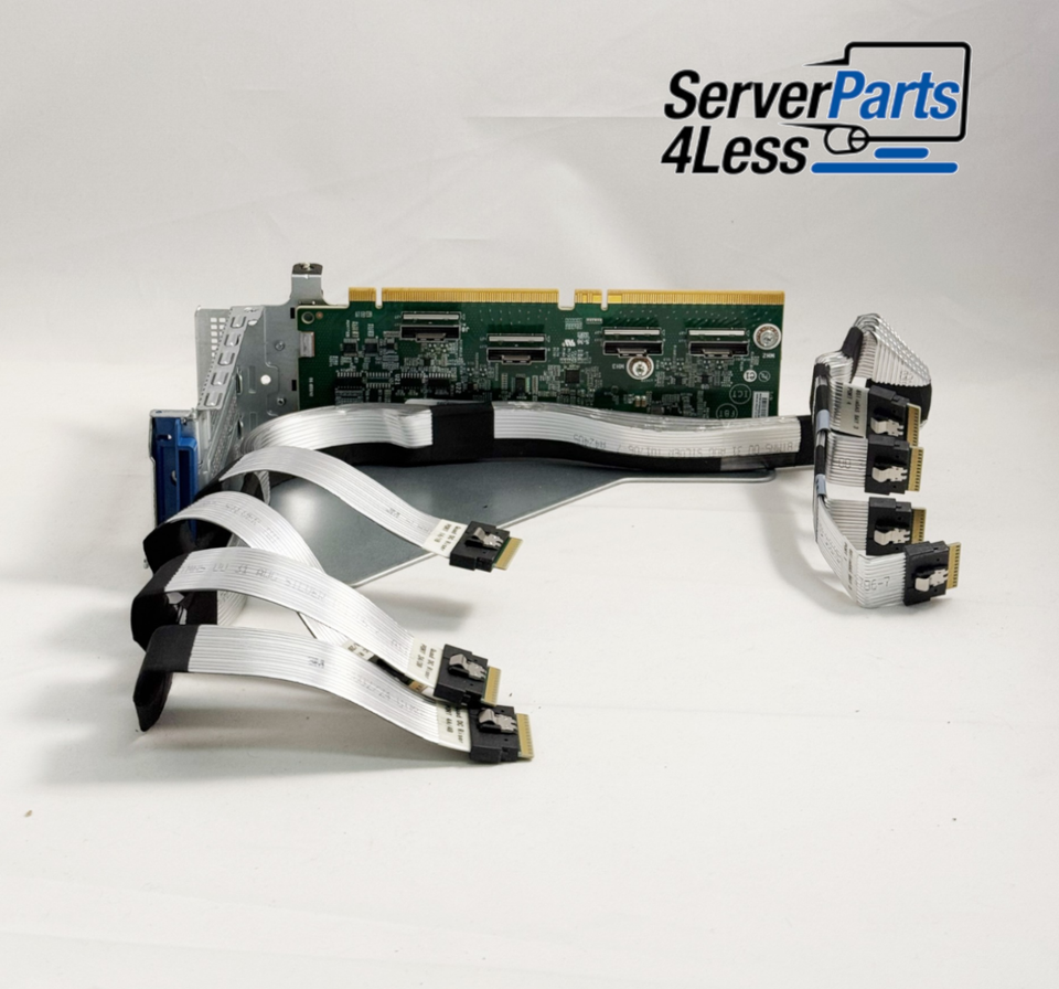867807-B21 HPE DL380/385 GEN10 QUAD NVME Board with riser | eBay
