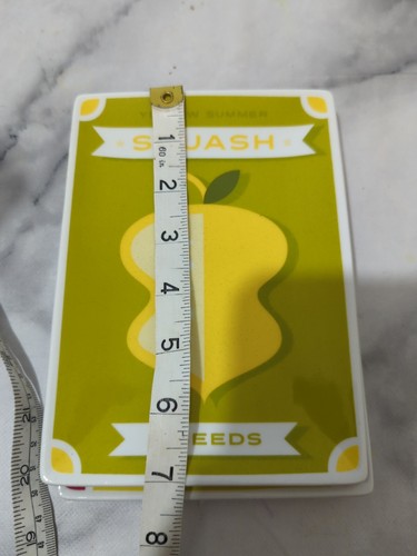 6 X CRATE AND BARREL SEED PACKET APPETISER STARTER SIDE PLATES | eBay