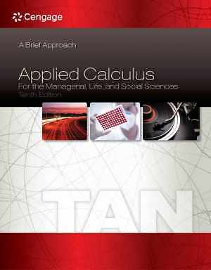 Applied Calculus for the Managerial, Life, and - Hardcover, by Tan Soo ...