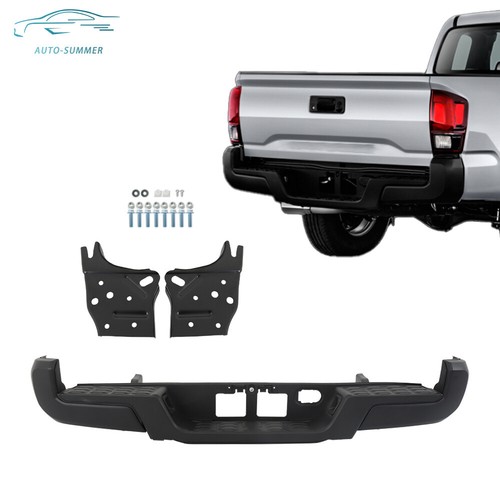 Powdercoated Black For 2016-2022 2023 Toyota Tacoma Rear Step Bumper ...