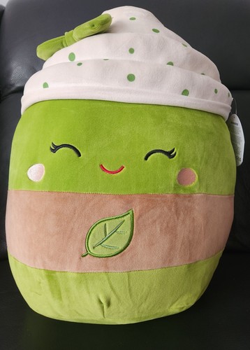 Squishmallow ZAP Iced Matcha Green Tea 16 In. 2023 NWT - FIRST TO ...