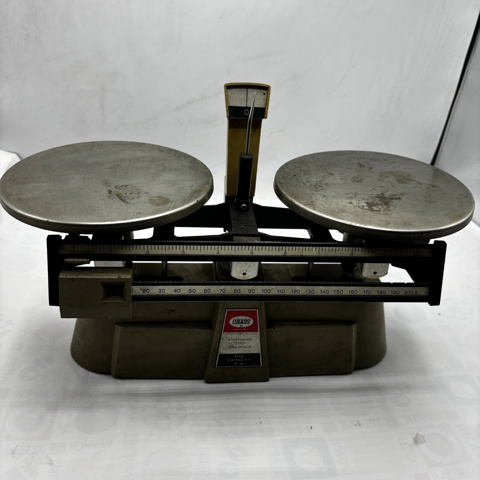 Ohaus Harvard Trip Balance Scale 2kg - 5lb for sale online | eBay