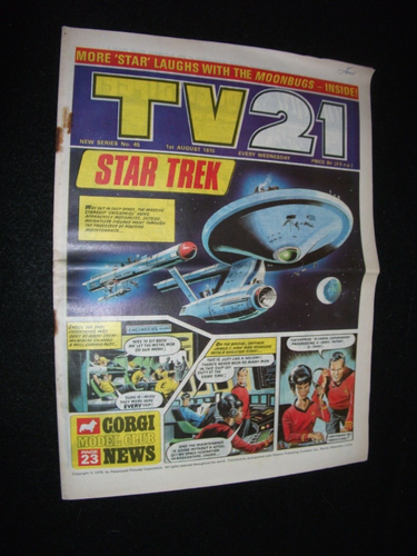 TV21. COMIC. 1970. 1st AUGUST. NEW SERIES ISSUE # 45 | eBay