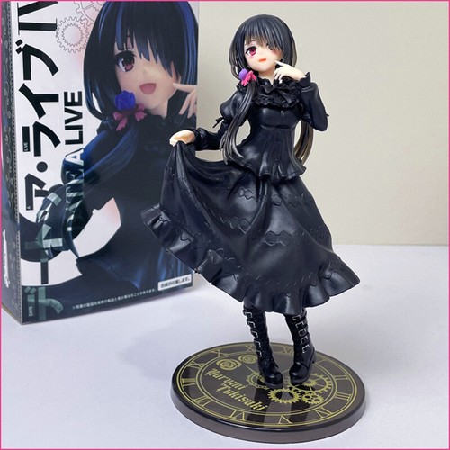 Anime Date A Live Nightmare Tokisaki Kurumi Black Dress Figure Statue ...