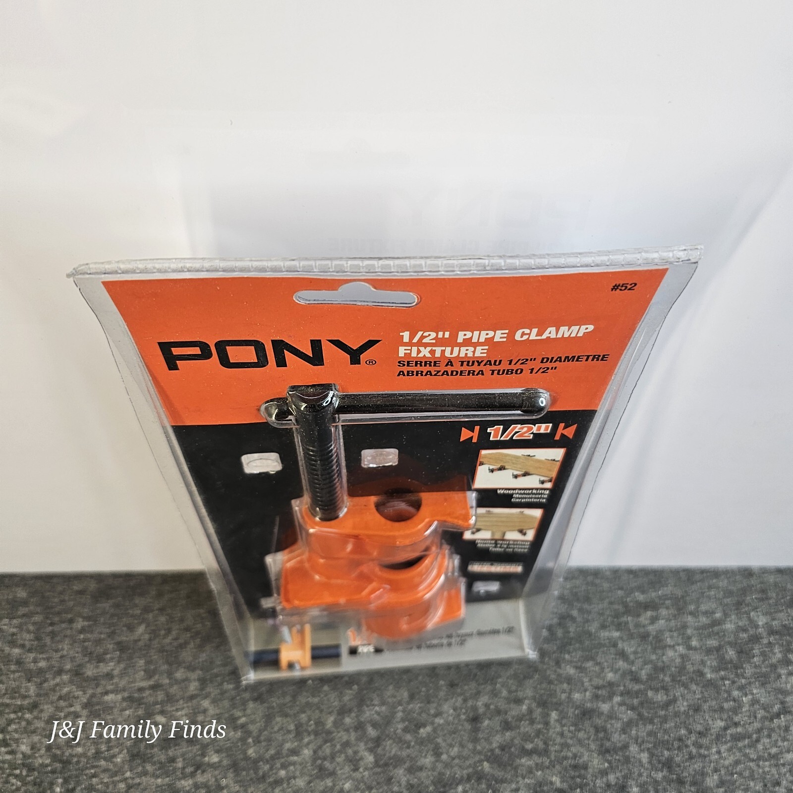 RARE Vintage PONY Pipe Clamp Fixture 1/2" No. 5203 Made in USA Chicago ...