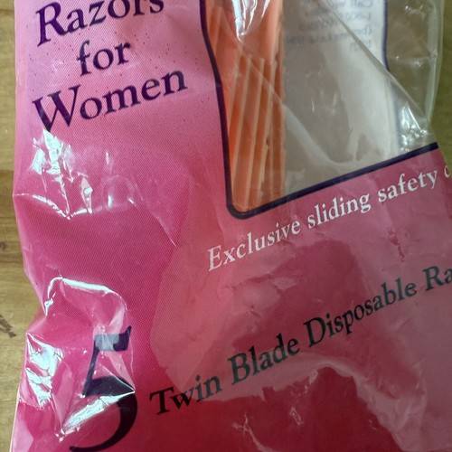 Schick Razor Vintage 90s Personal Touch Disposable Women's 5 Ct NEW Old ...