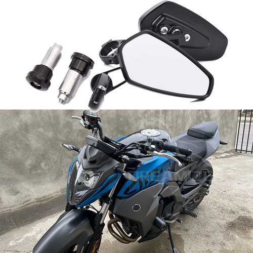 Motorcycle 7/8" CNC Bar End Rearview Mirrors For CF-Moto 400NK 300NK ...