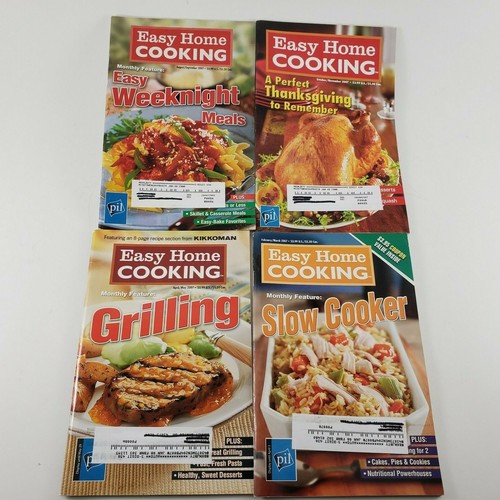 4 Easy Home Cooking Magazine Booklet 2007 Slow Cooker Grilling ...