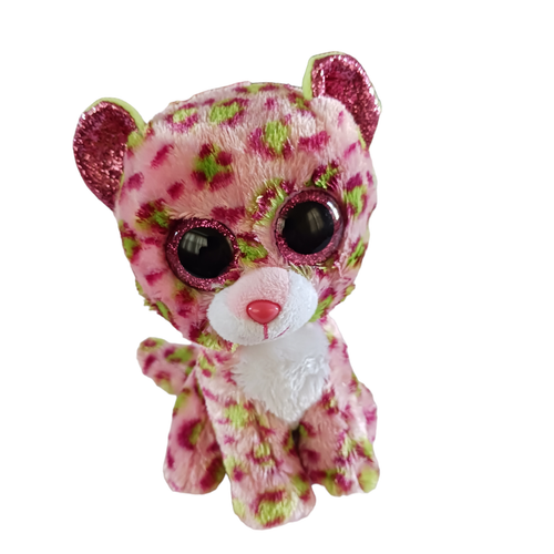 Ty plush leopard stuffed animal Lainey 7 inches pink | eBay