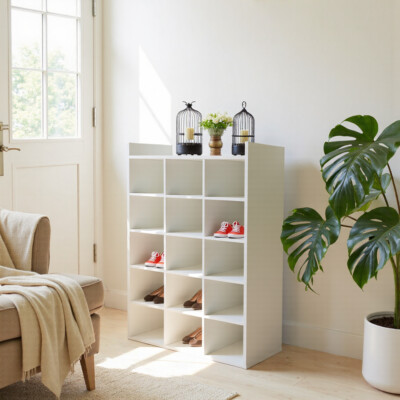 15 Cube Storage Unit Bookcase Wooden Storage Cabinets Book Shelf ...