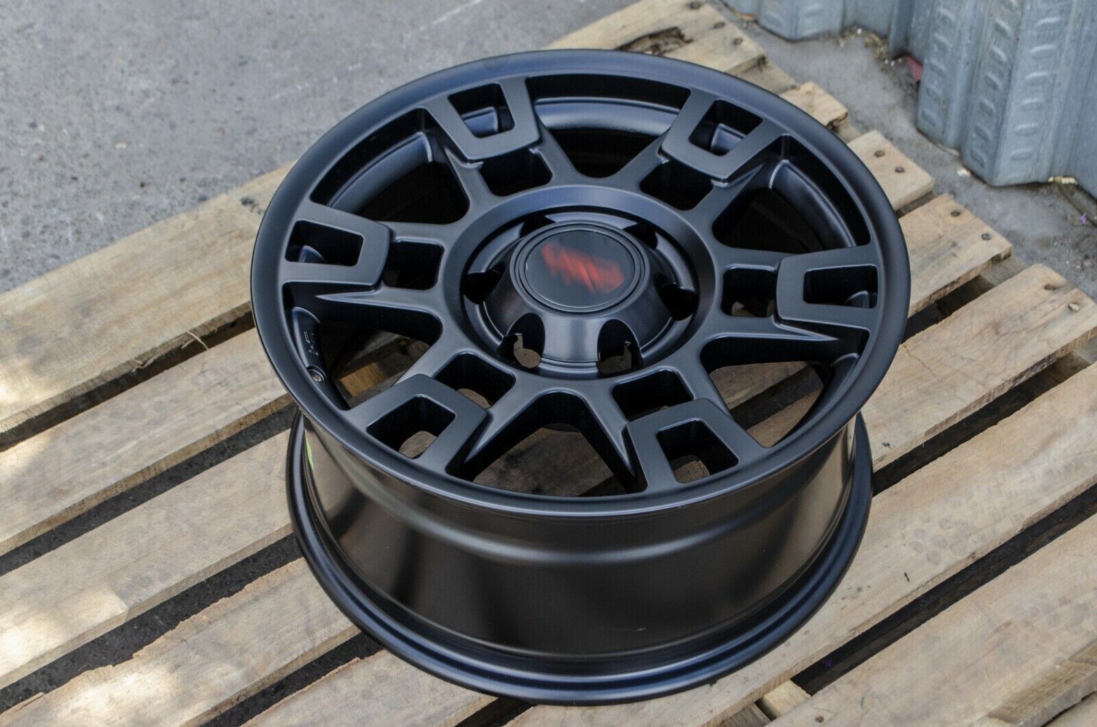 17" BLACK 17X8 ET5 6X139.7 OFF-ROAD RIMS FIT TOYOTA TACOMA 4RUNNER ...