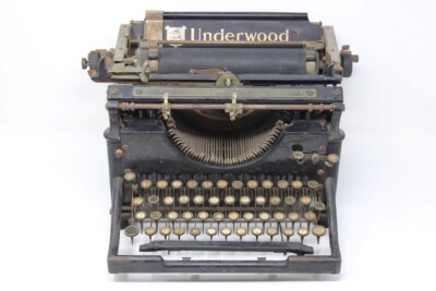 1923 Vintage Underwood Standard Semitic Yiddish Hebrew Typewriter 46T ...