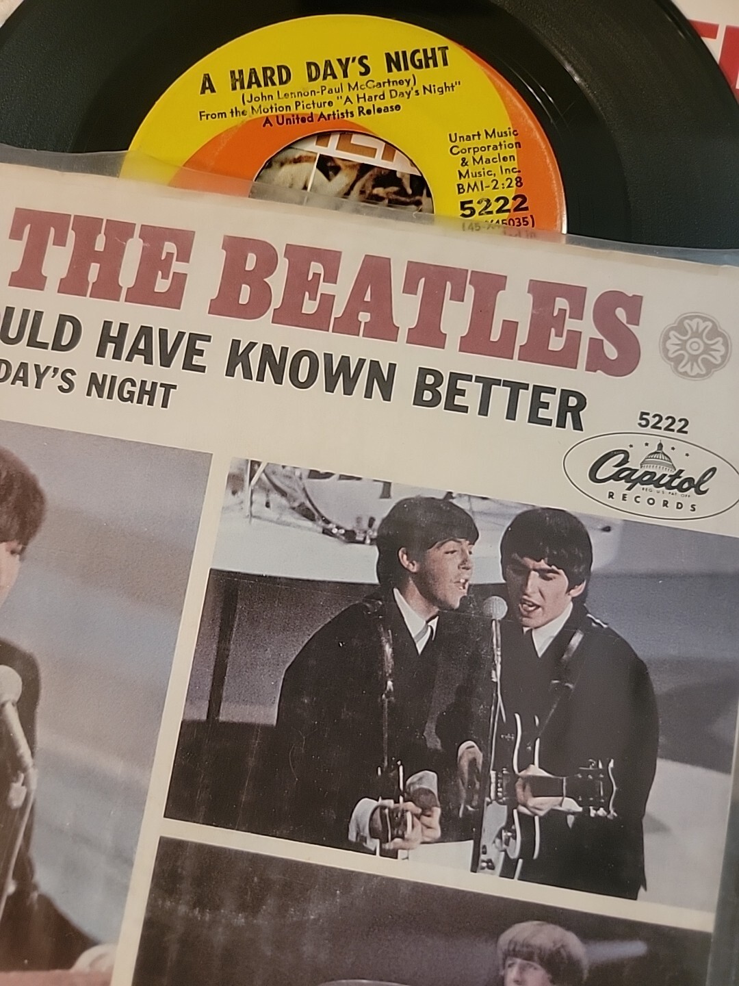 Beatles 45 rpm LOT of 32 Records Capitol VEEJAY SWAN TOLLIE Pic Sleeves ...