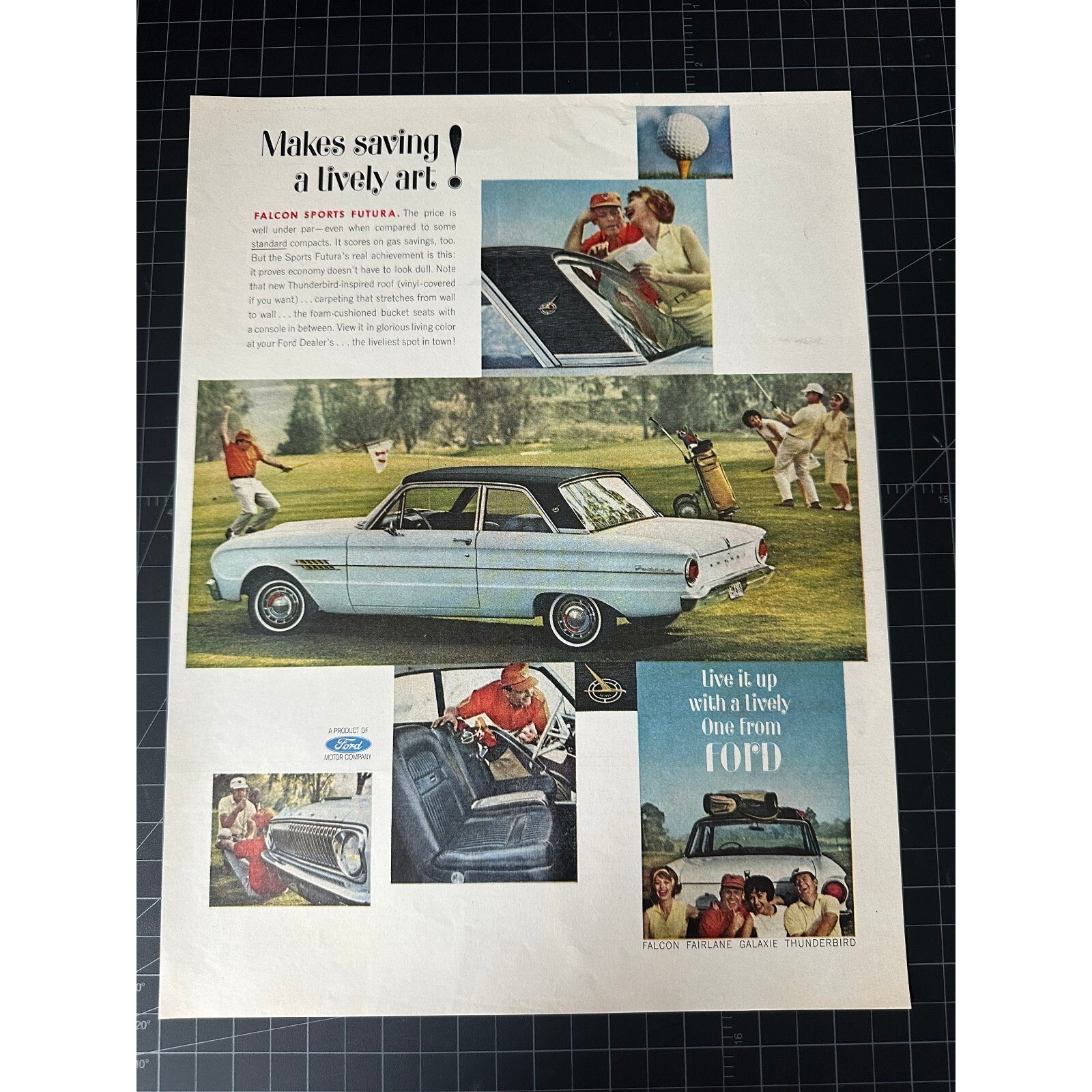Vintage 1960s Ford Falcon Sports Futura Print Ad | eBay