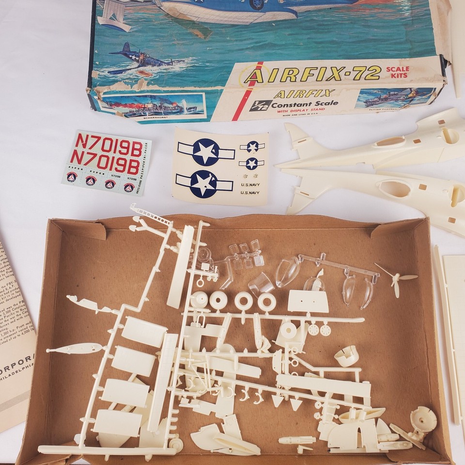 Airfix Catalina PBY-5A - 1/72 Scale Plastic Model Kit - Open Box | eBay