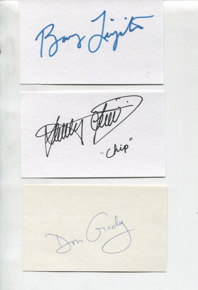 cast of all 3 MY THREE SONS signed AUTOGRAPH 8887 | eBay