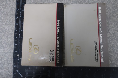 Lexus GS400 GS300 Owners Manual 1998 Book Set 98 Free Shipping OM701 | eBay