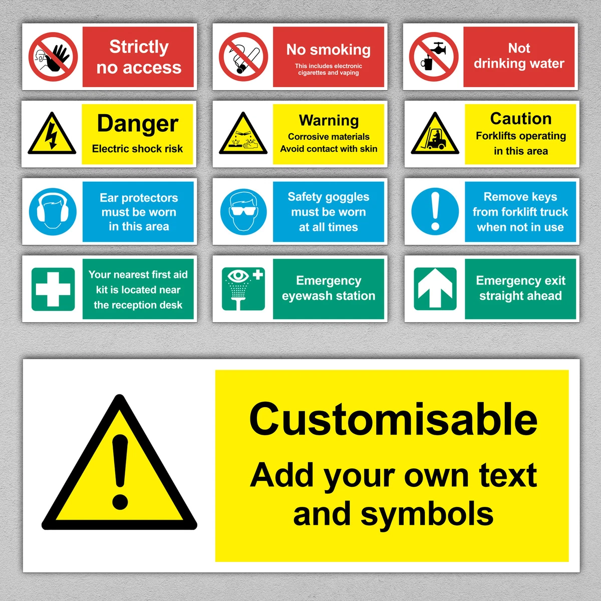 Health And Safety Signs In The Office