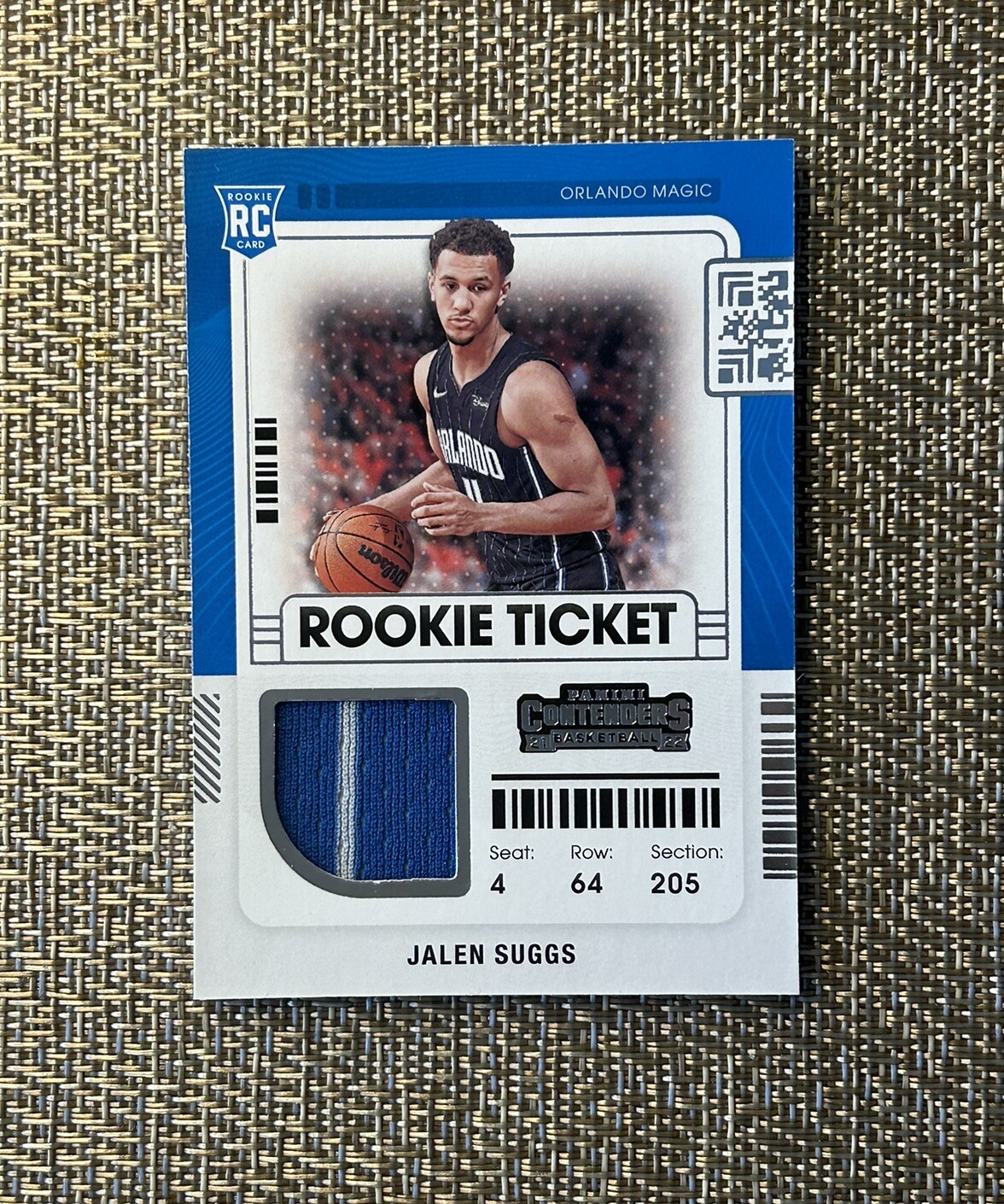 2021-22 Contenders Jalen Suggs Rookie Ticket Patch RC #RTS-JSU Magic 🔥🔥 ...