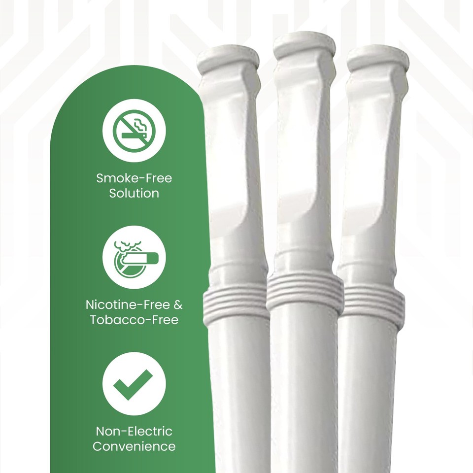 Detox Smokeless Quit Smoking Essential Oil Aroma Inhaler 4 Flavor-Pack ...