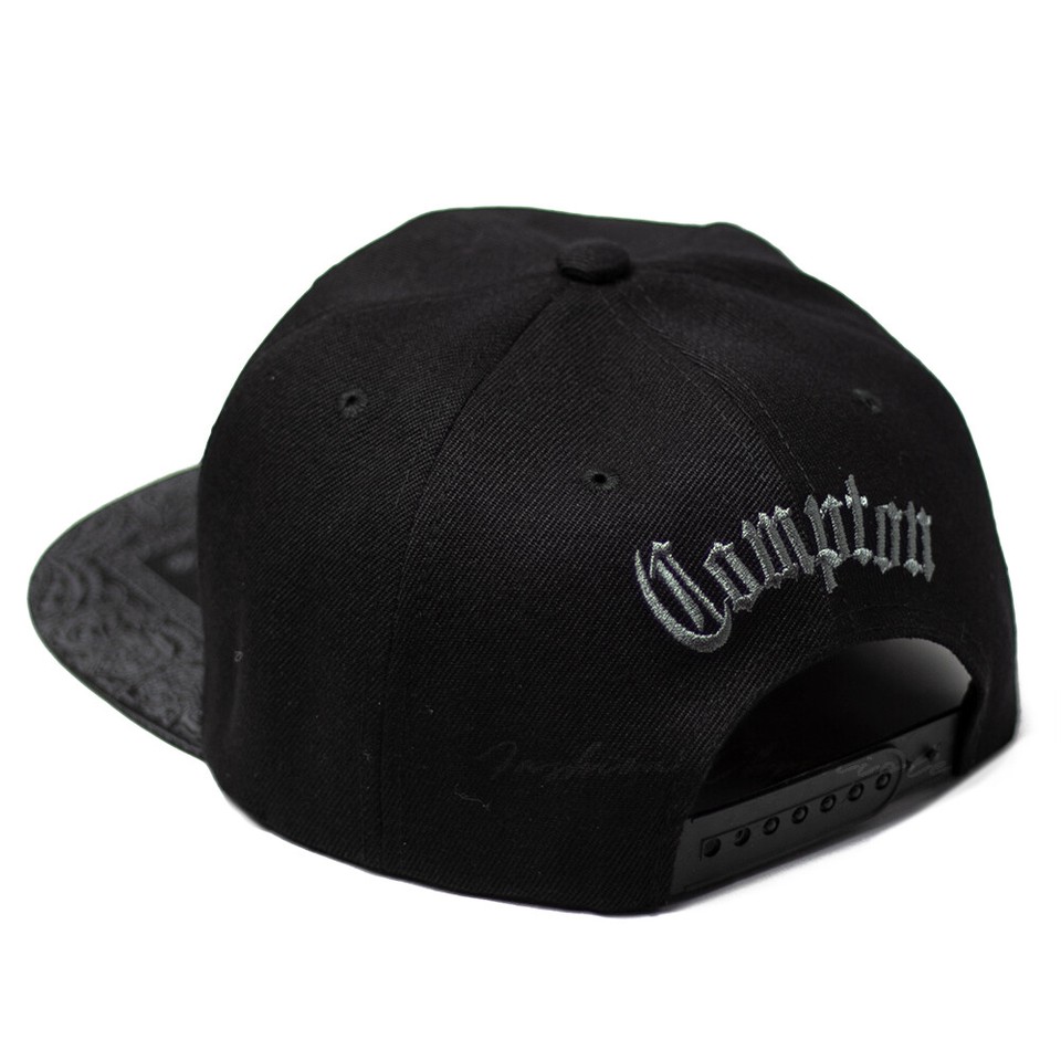 Compton Baseball Cap Snapback Adjustable Flat Bill Hat Bandana Paisley ...