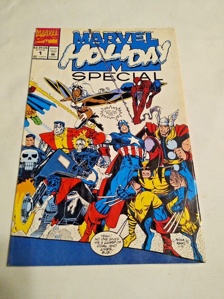 Marvel Holiday Special #1 8.5 Rare Newsstand Edition 1991 Marvel | eBay