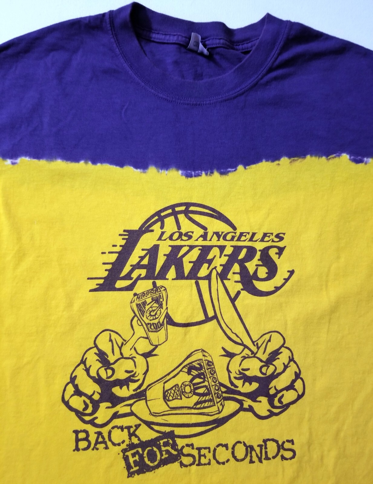 2001 LAKERS BACK TO BACK CHAMPIONSHIP SHAQ LARGE T-SH… - Gem