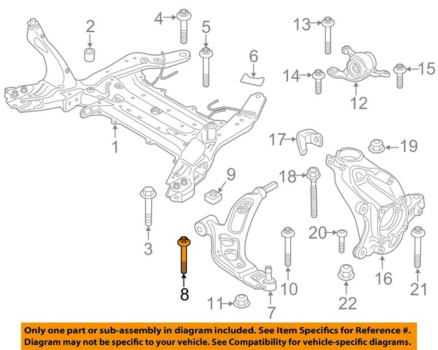Genuine BMW Control Arm Screw 31106868038 for sale online | eBay