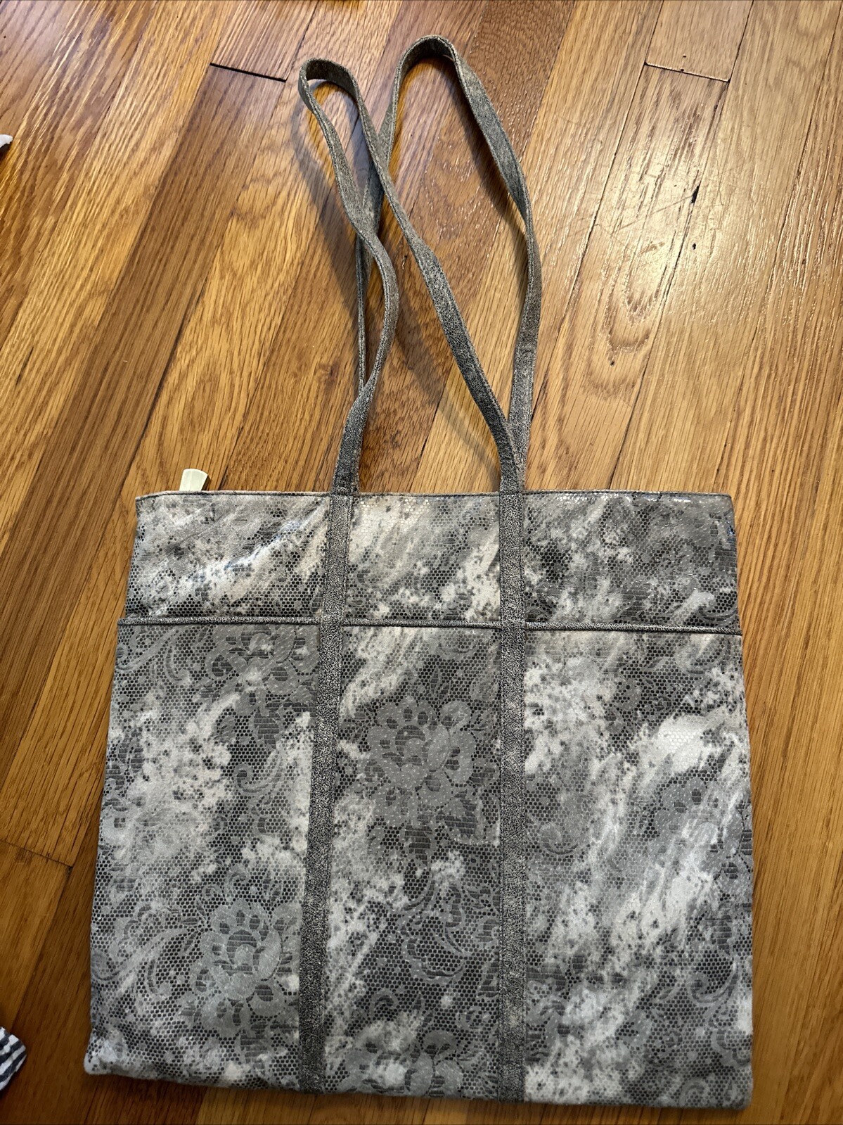 Vintage Liza Ganz New York Lace Pattern Vegan Leather… - Gem