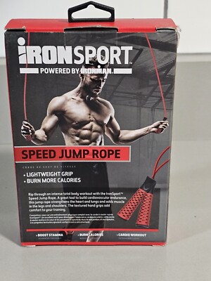 Speed Jump Rope Iron Sport Powered By Ironman. 125 Inches | eBay
