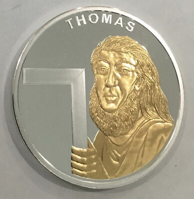 12 Apostles Thomas Coin Medal Jesus God Religion Christianity | eBay