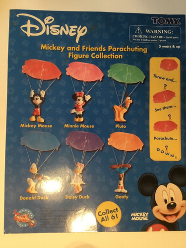 Disney Tomy Mickey and Friends Parachuting Figure (6 new sealed) | eBay