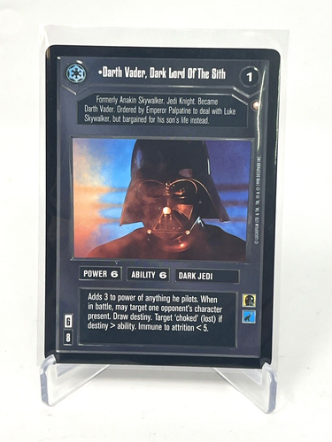 SWCCG: Darth Vader, Dark Lord Of The Sith Special Edition Rare (NM) | eBay
