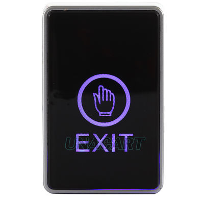 Touch Pad 12V Door Exit Release Button Switch For Access Control W/ LED ...