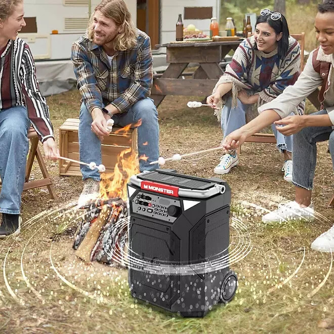 Monster Rockin Roller 360 Portable Indoor/Outdoor Bluetooth Speaker™ | eBay