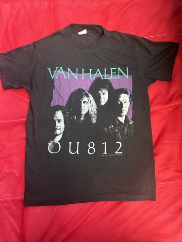 Vintage Van Halen OU812 Concert T Shirt Adult Size Large 1988 Single ...