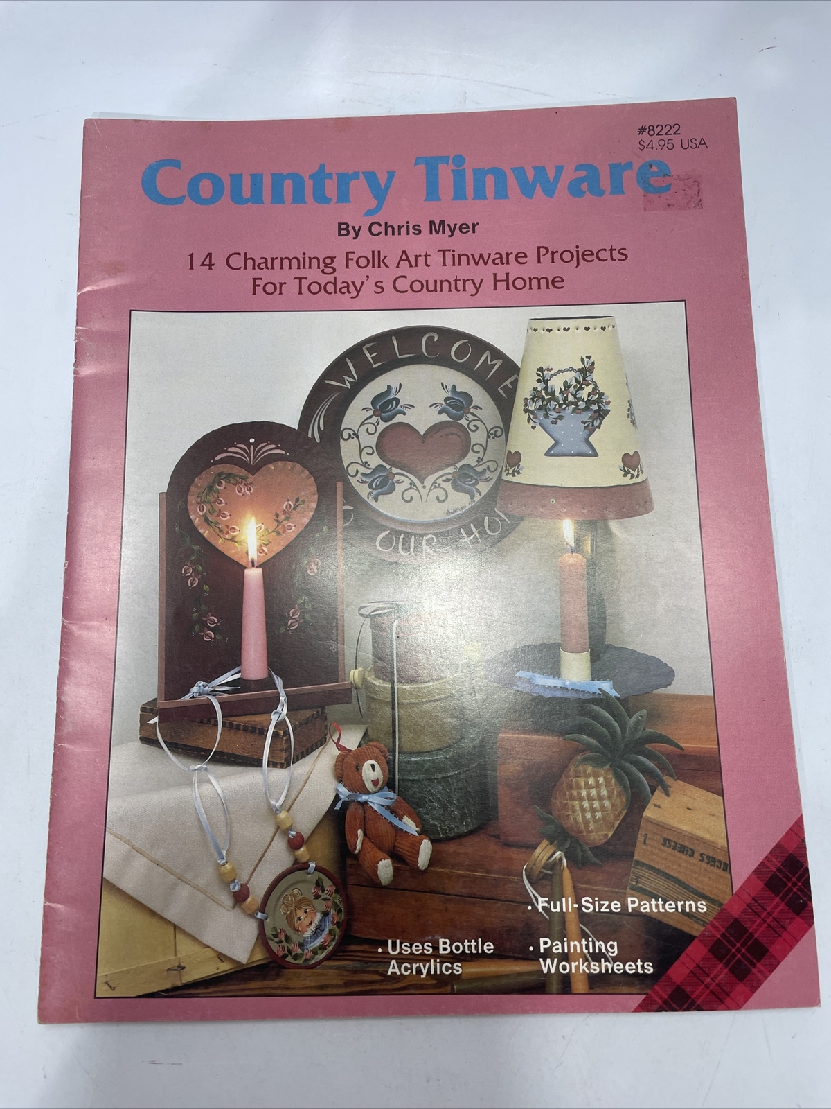VTG Folk Art Craft Book Country Tinware By Chris Myer 1987 | eBay