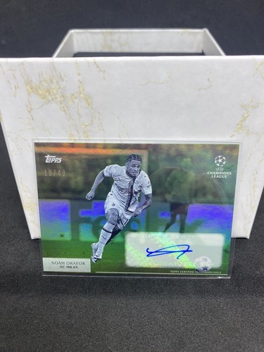 NOAH OKAFOR /49 AUTO Auto - Ac Milan - Green TOPPS SIMPLICIDAD 2023/24 ...