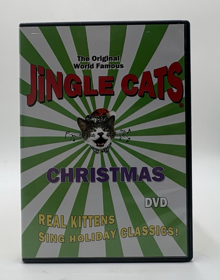 Jingle Cats Christmas Music DVD *No Scratches* Real Kittens Singing ...
