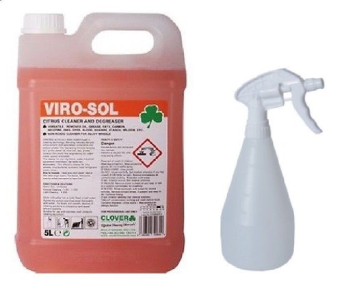 Virosol Viro-sol Citrus Based Fast Acting Cleaner Degreaser 5ltr Or 20 ...