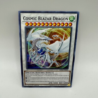 Yugioh Cosmic Blazar Dragon LED6-EN029 NM | eBay
