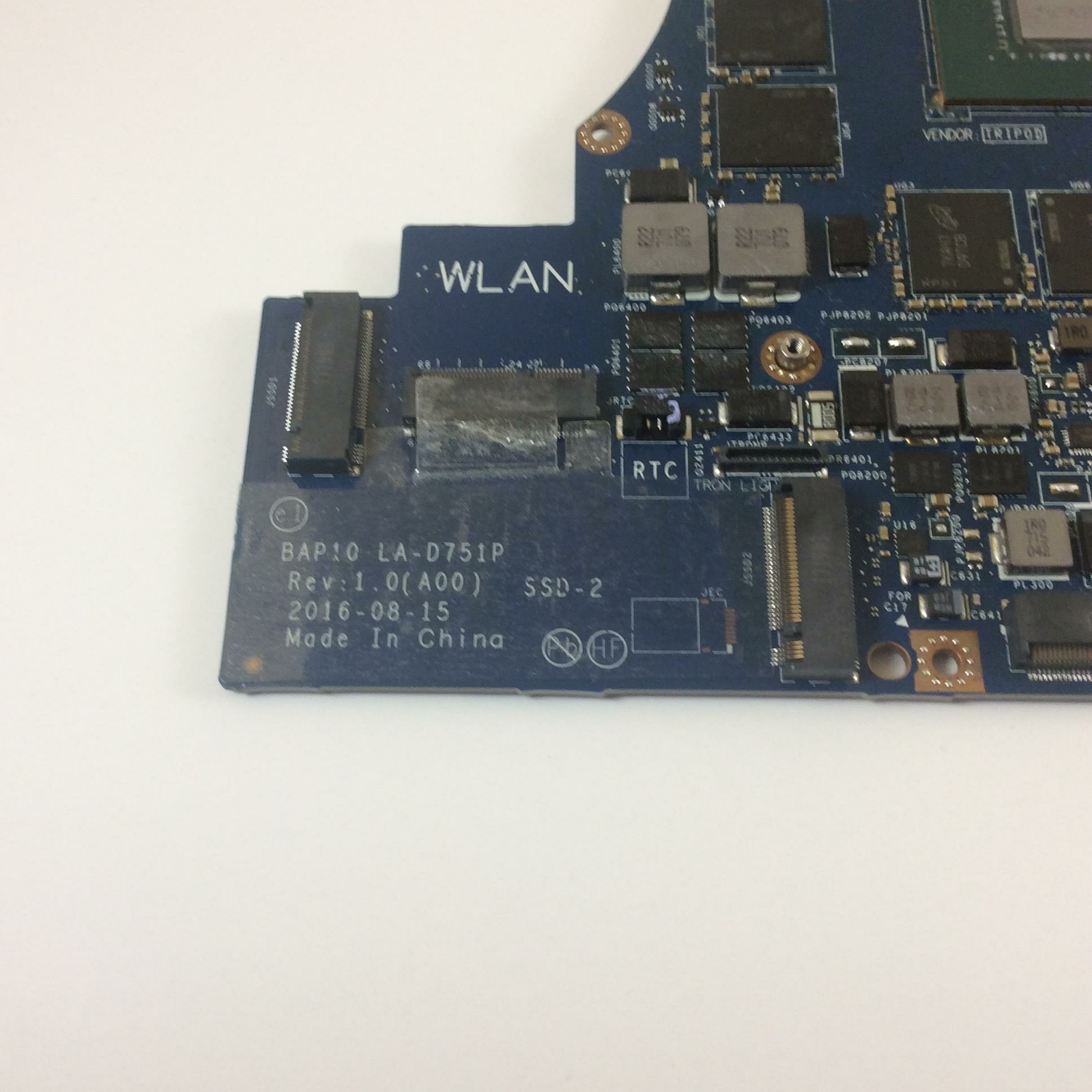 Dell Alienware 17 R4 Motherboard GTX 1070/8gb I7-7820H 2.9Ghz V1KRT w ...