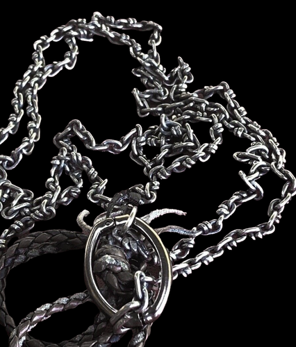 Ancient Long Iron Durable Sturdy Chain Collector Jewelry Unisex Yazdi ...