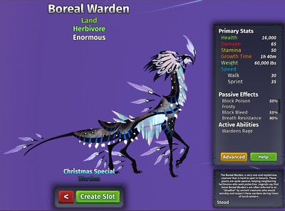 Boreal Warden Species | Creatures of Sonaria | Roblox | eBay