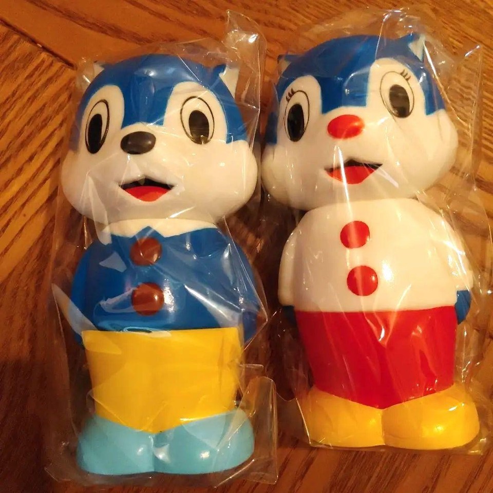 Blue Chip Original Piggy Bank Chip chan Boy Girl Sofubi Dolls | eBay