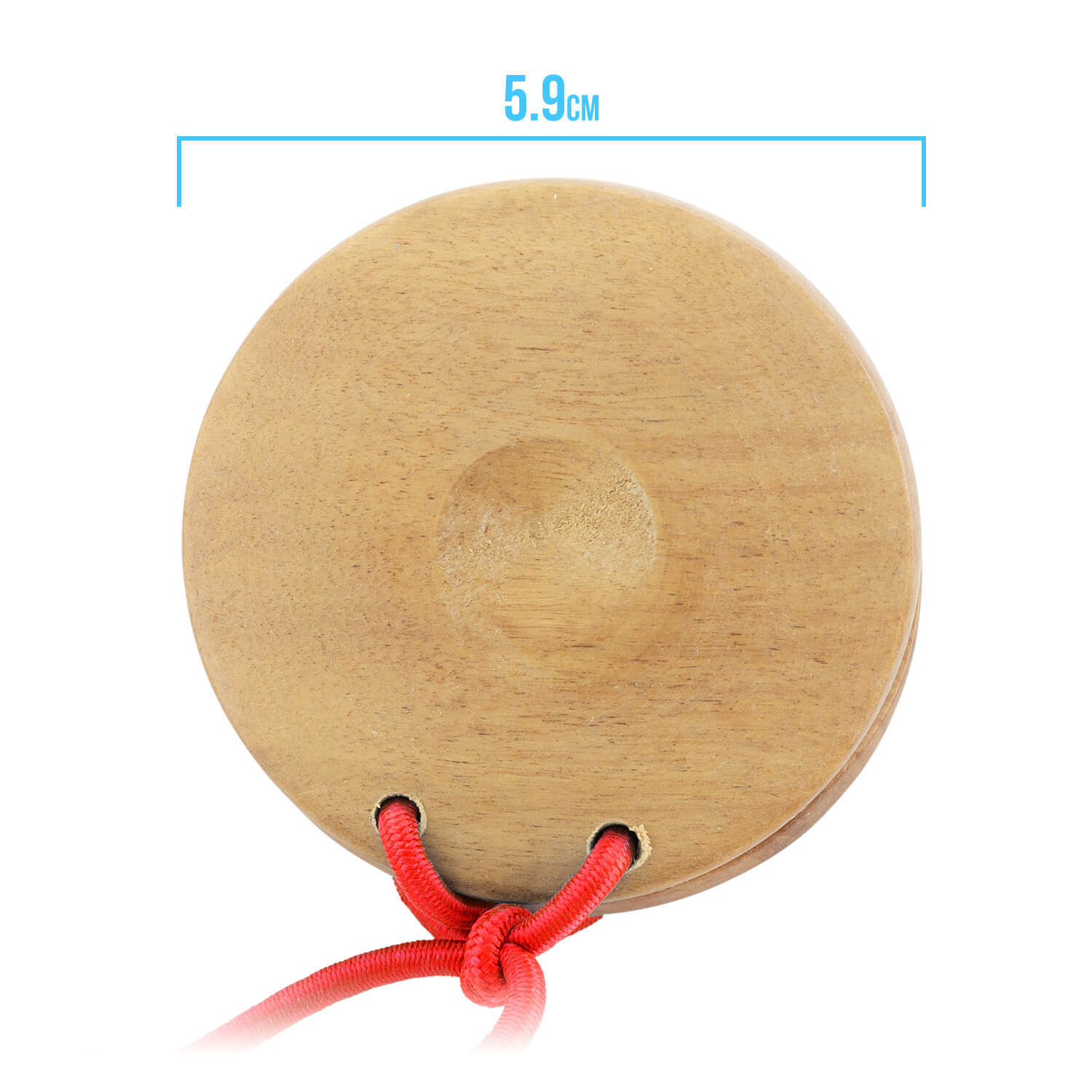 TIGER CAS14-NT Wooden Finger Castanets Clackers Clappers Two pairs (4 ...