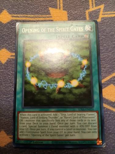 1x Opening of The Spirit Gates SDSA-EN020 Common First Edition Played ...
