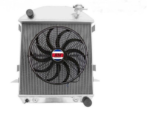 ALUMINUM RADIATOR FOR 1917-1927 FORD MODEL-T BUCKET Chevy ENGINE +16 ...