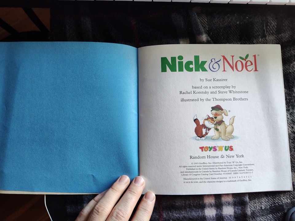Nick & Noel, Sue Kassirer, Classic Nineties Children's Book ...