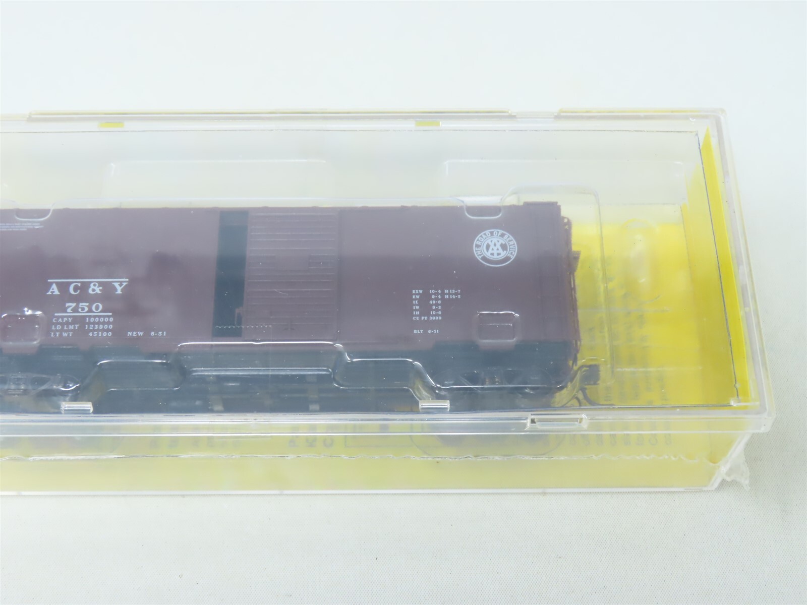HO Scale Kadee #4002 ACY Akron Canton & Youngstown 40' Box Car #750 ...